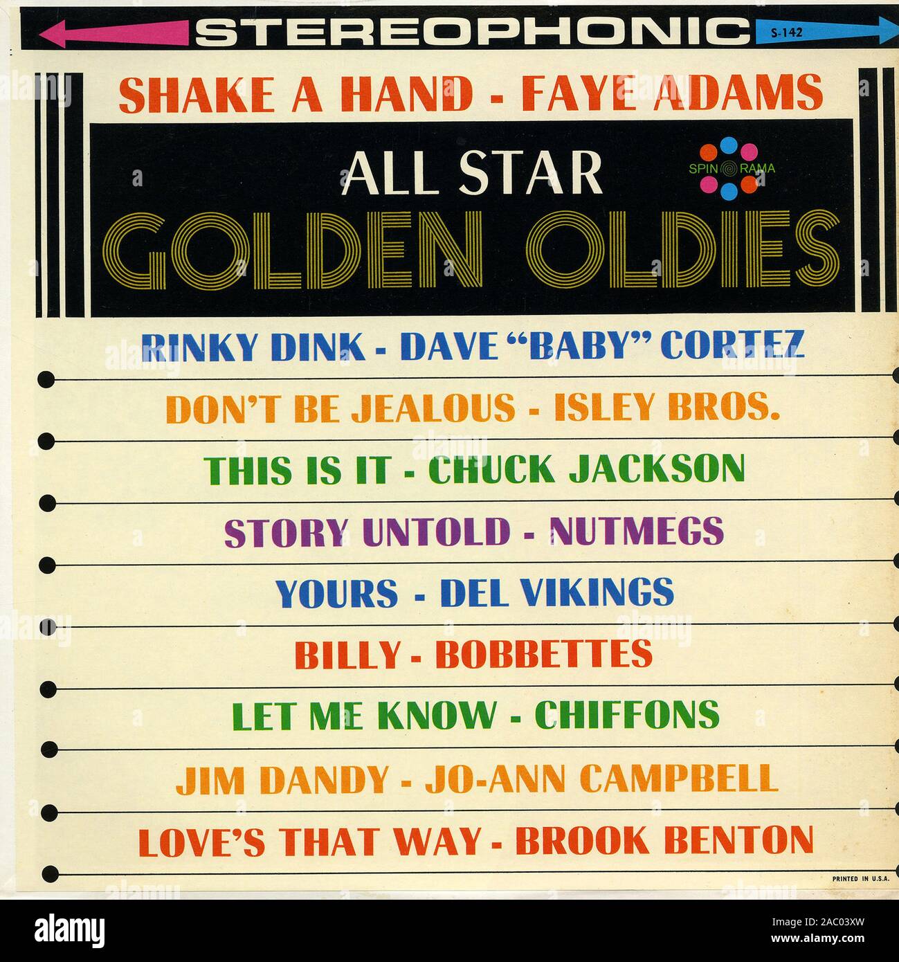 All Star Golden Oldies - Vintage vinyl album cover Stock Photo - Alamy