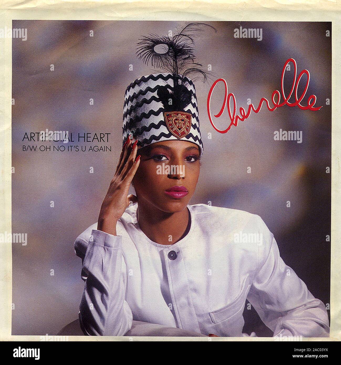 Cherrelle - Artificial Heart - Vintage vinyl album cover Stock Photo ...