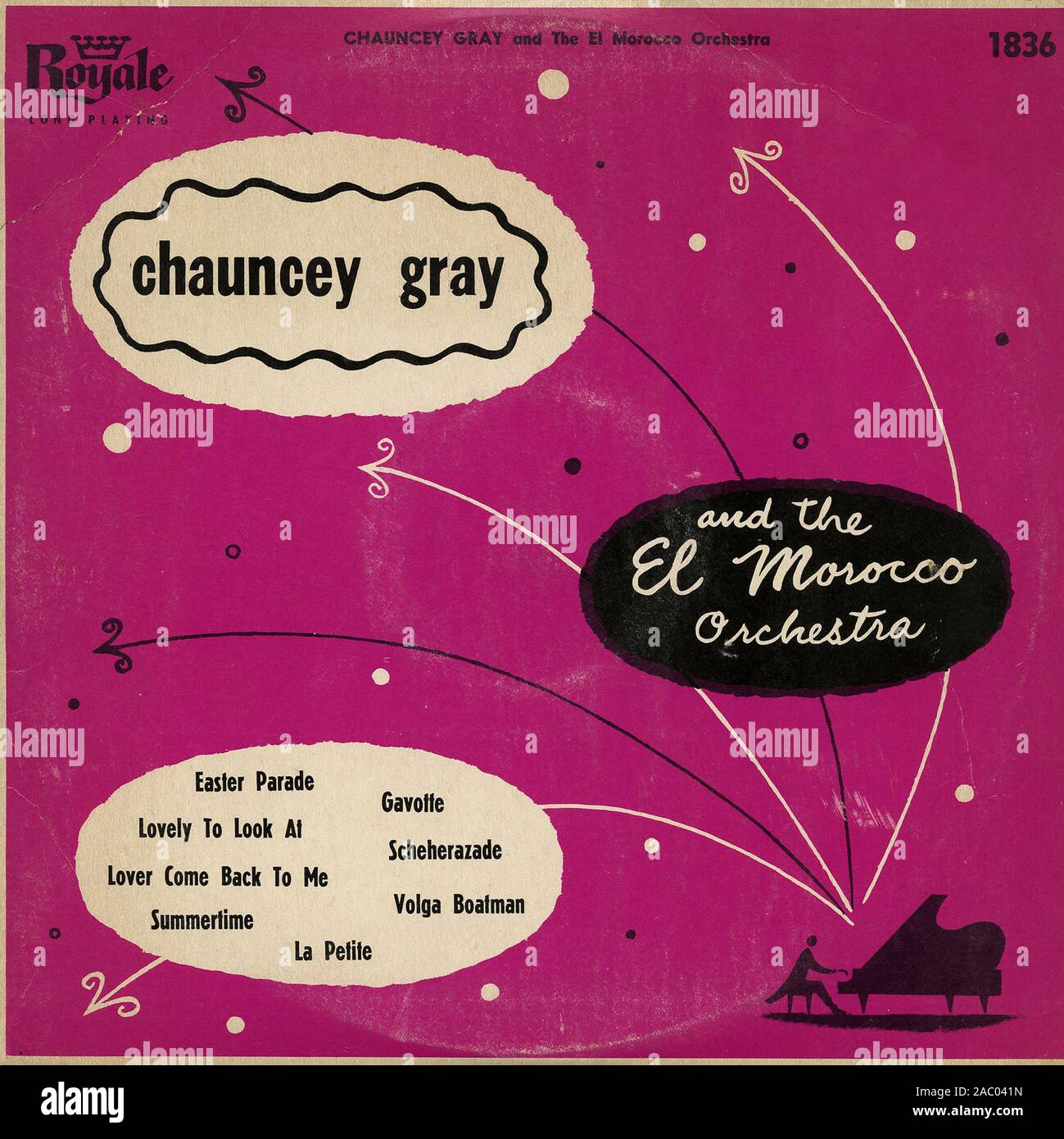 Chauncey Gray and the El Morocco Orchestra - Vintage vinyl album cover ...