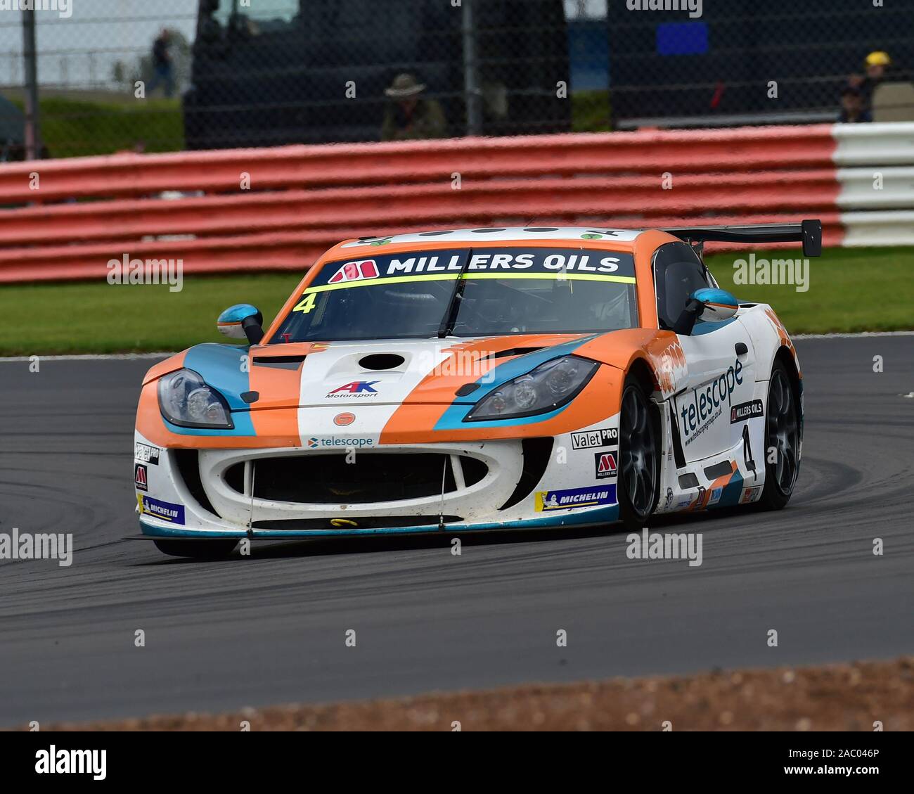 Carl Garnett, Ginetta G55, Ginetta GT4 SuperCup, BTCC Silverstone, Sunday, 29th September, 2019 ...