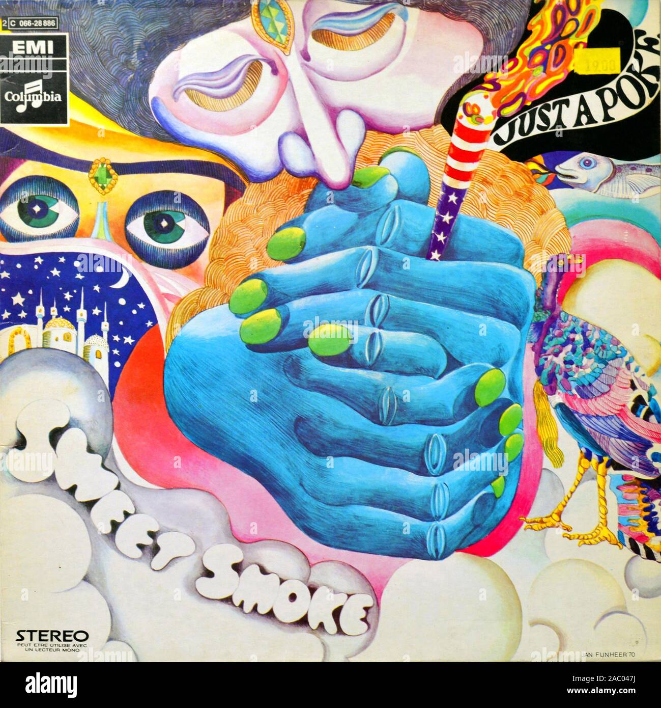 Sweet Smoke Just a Poke - Vintage vinyl album cover Stock Photo - Alamy