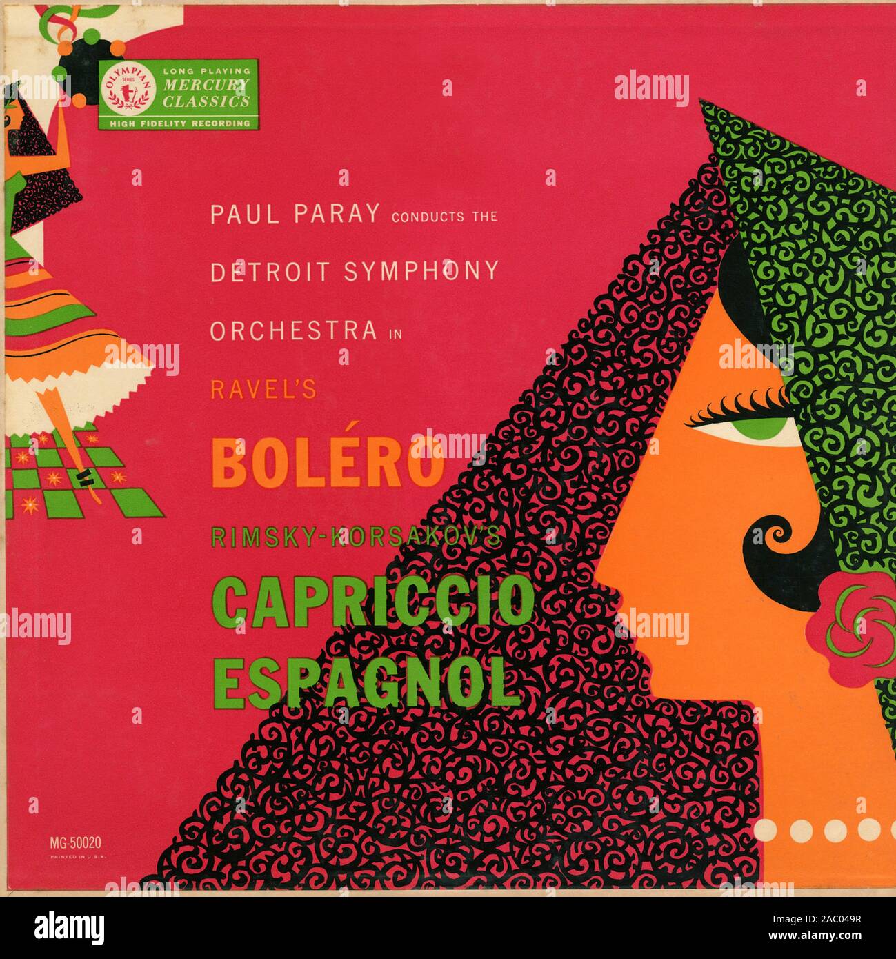 Boléro - Vintage vinyl album cover Stock Photo - Alamy