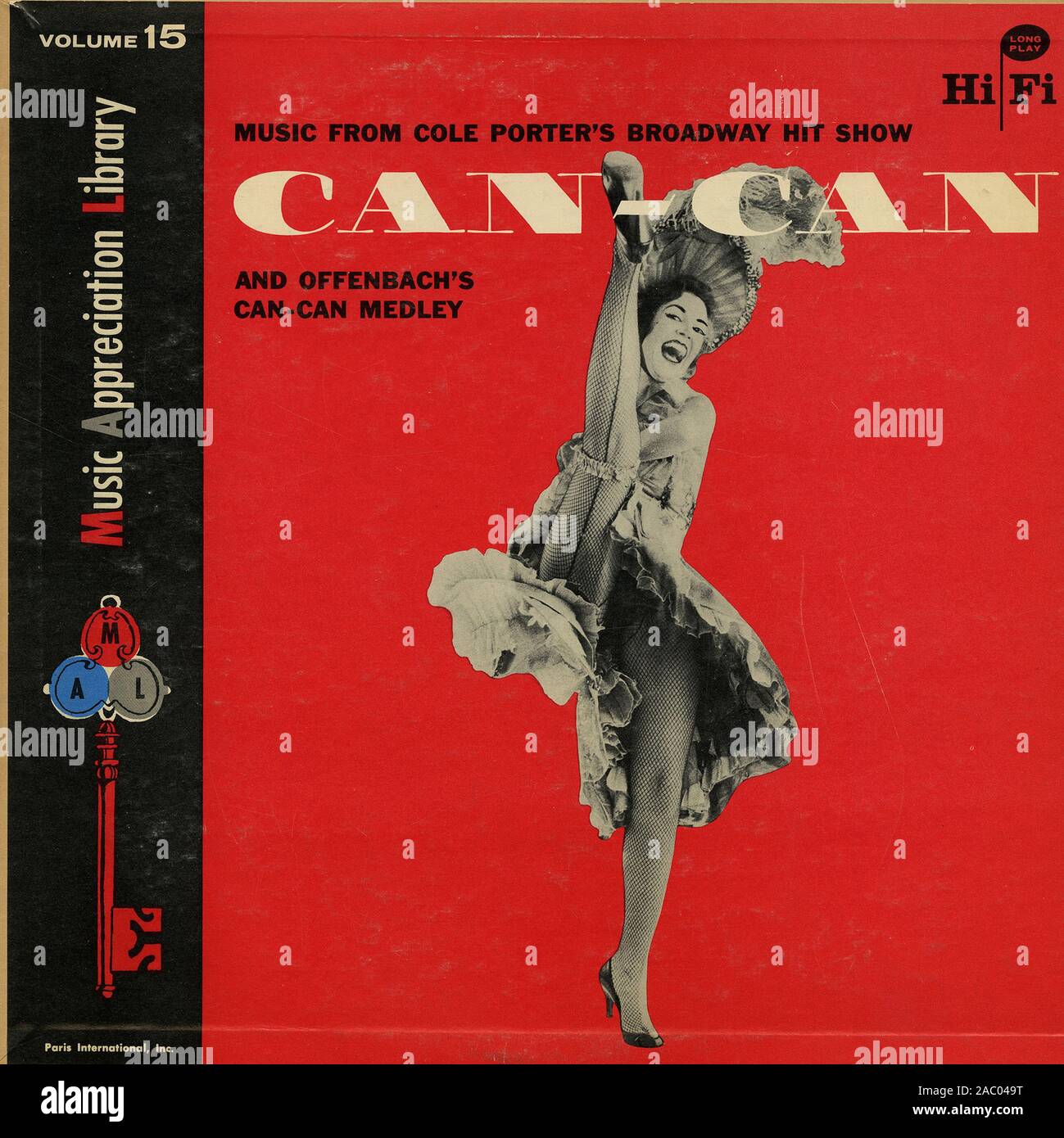 Can-Can - Vintage vinyl album cover Stock Photo - Alamy