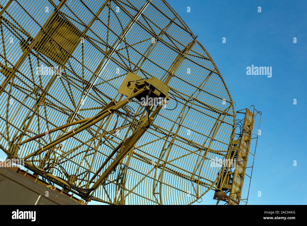 Old russian air defence radar in a military museum Stock Photo - Alamy