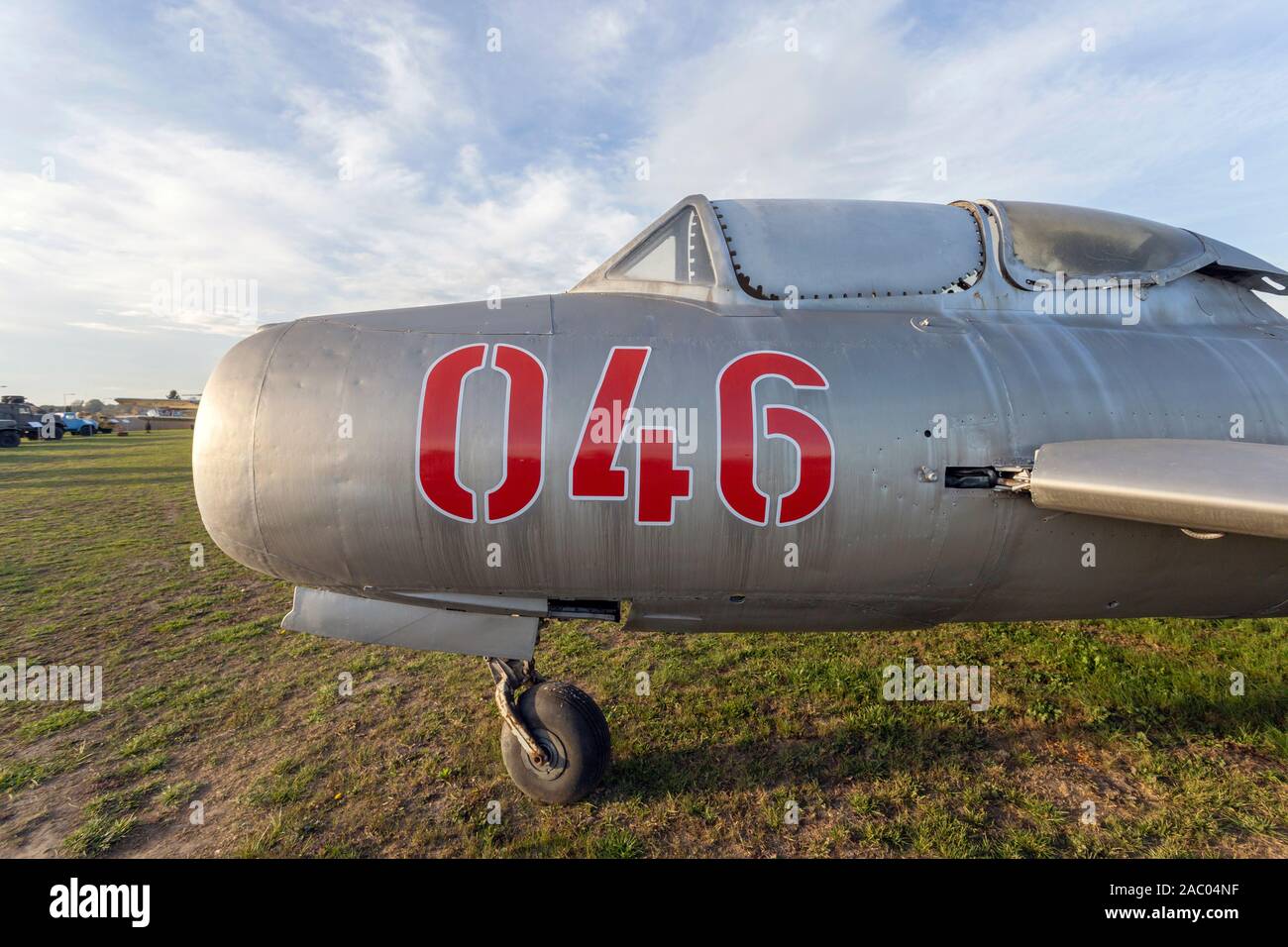 Old russian fighter jet in a military museum in Hungary Stock Photo - Alamy