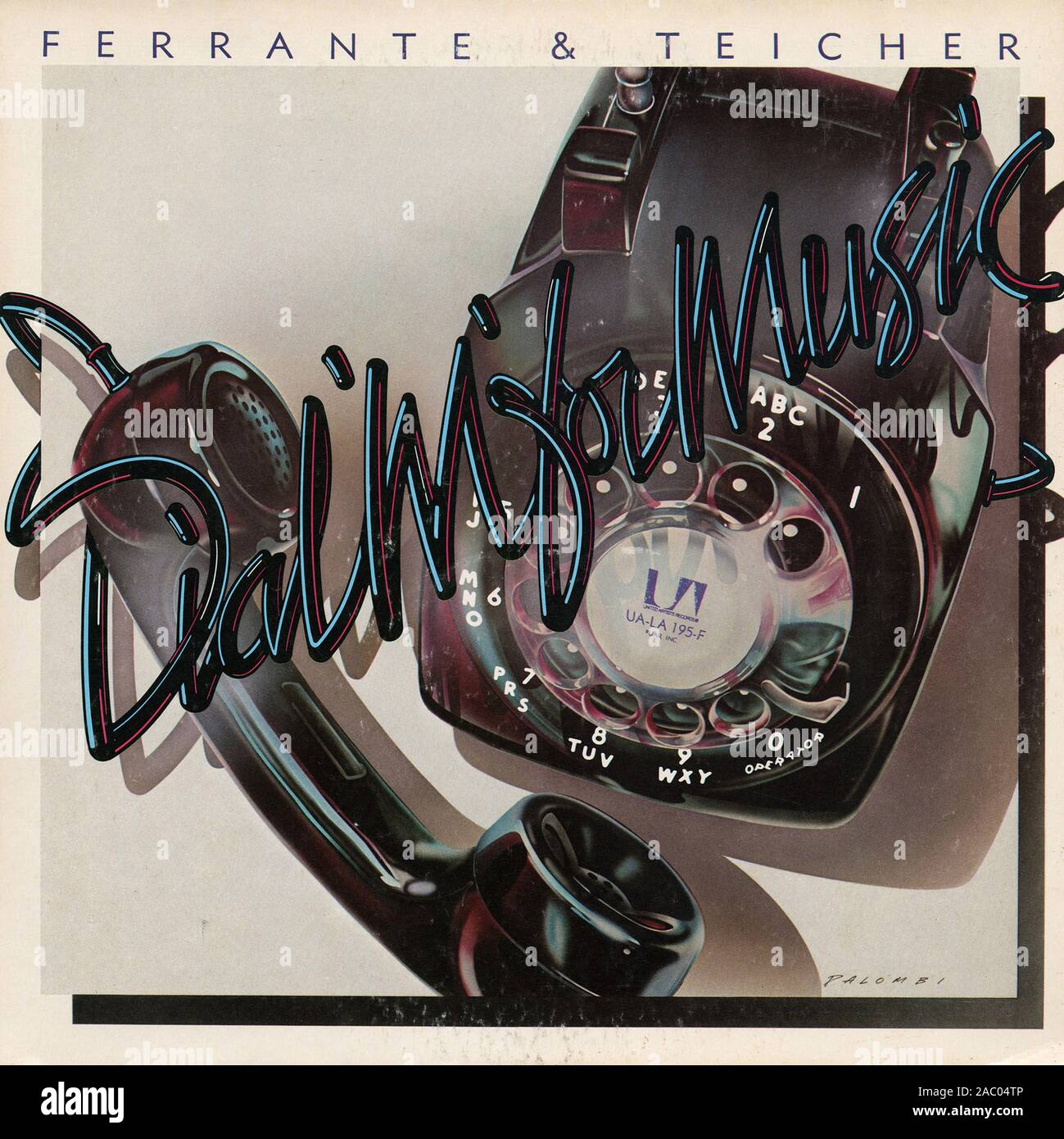 Dial M For Music Ferrante - Vintage vinyl album cover Stock Photo - Alamy