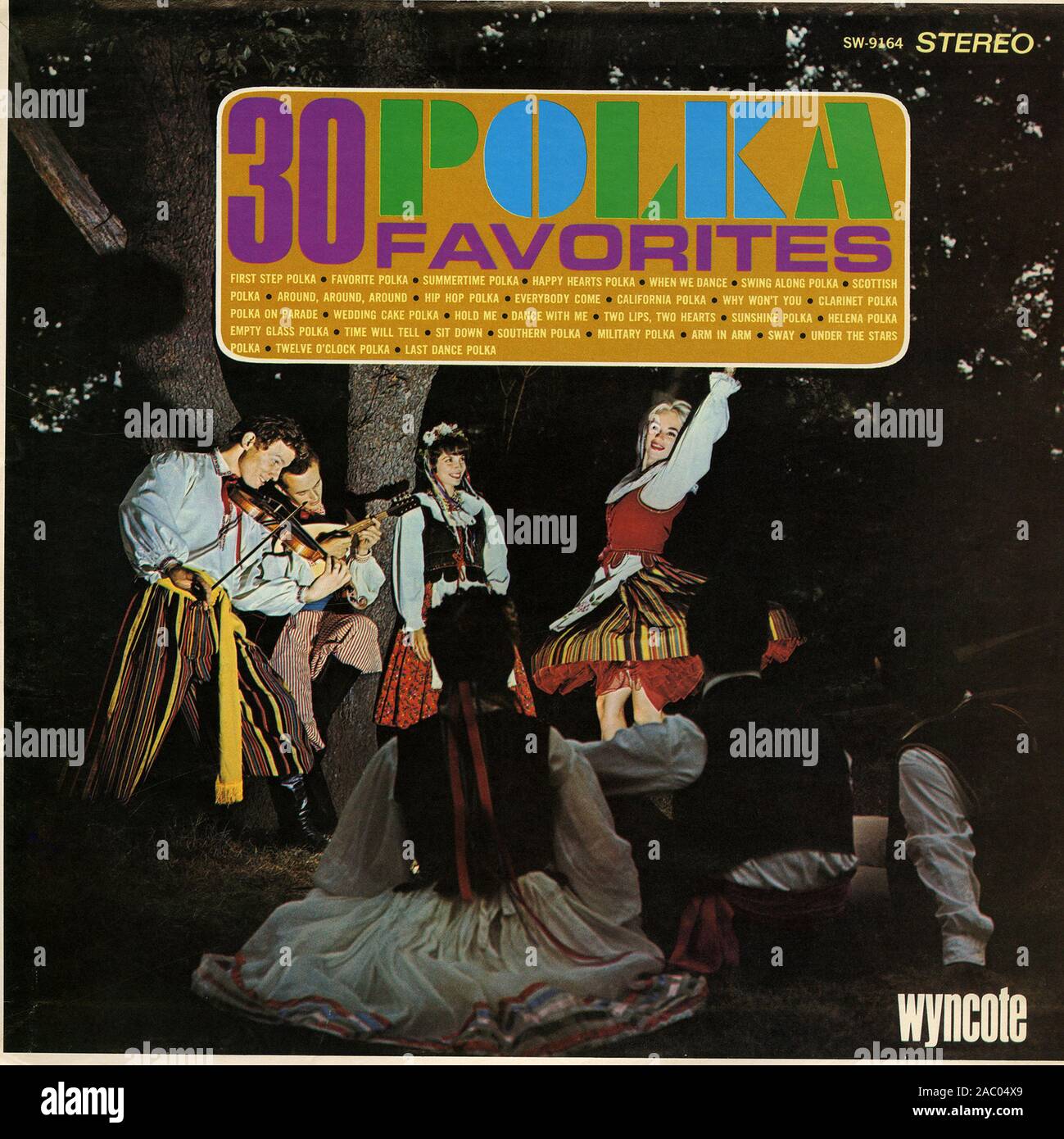 30 Polka Favorites - Vintage vinyl album cover Stock Photo - Alamy