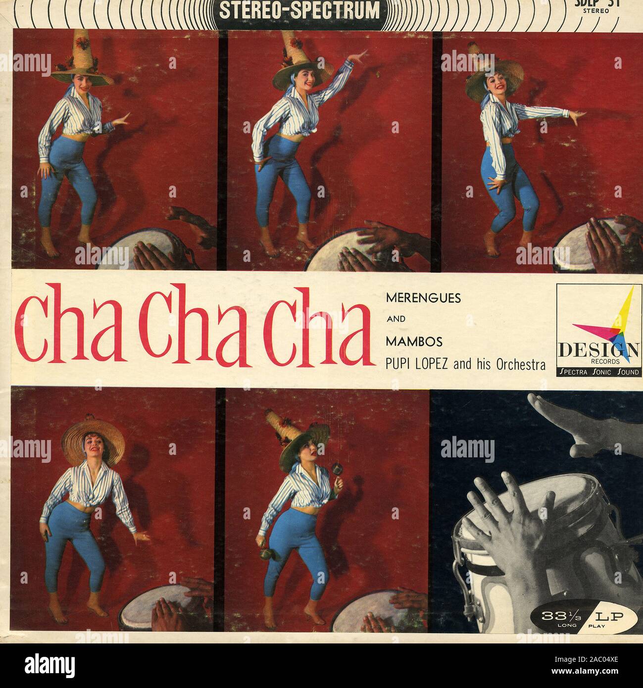 Cha Cha Cha - Vintage vinyl album cover Stock Photo - Alamy