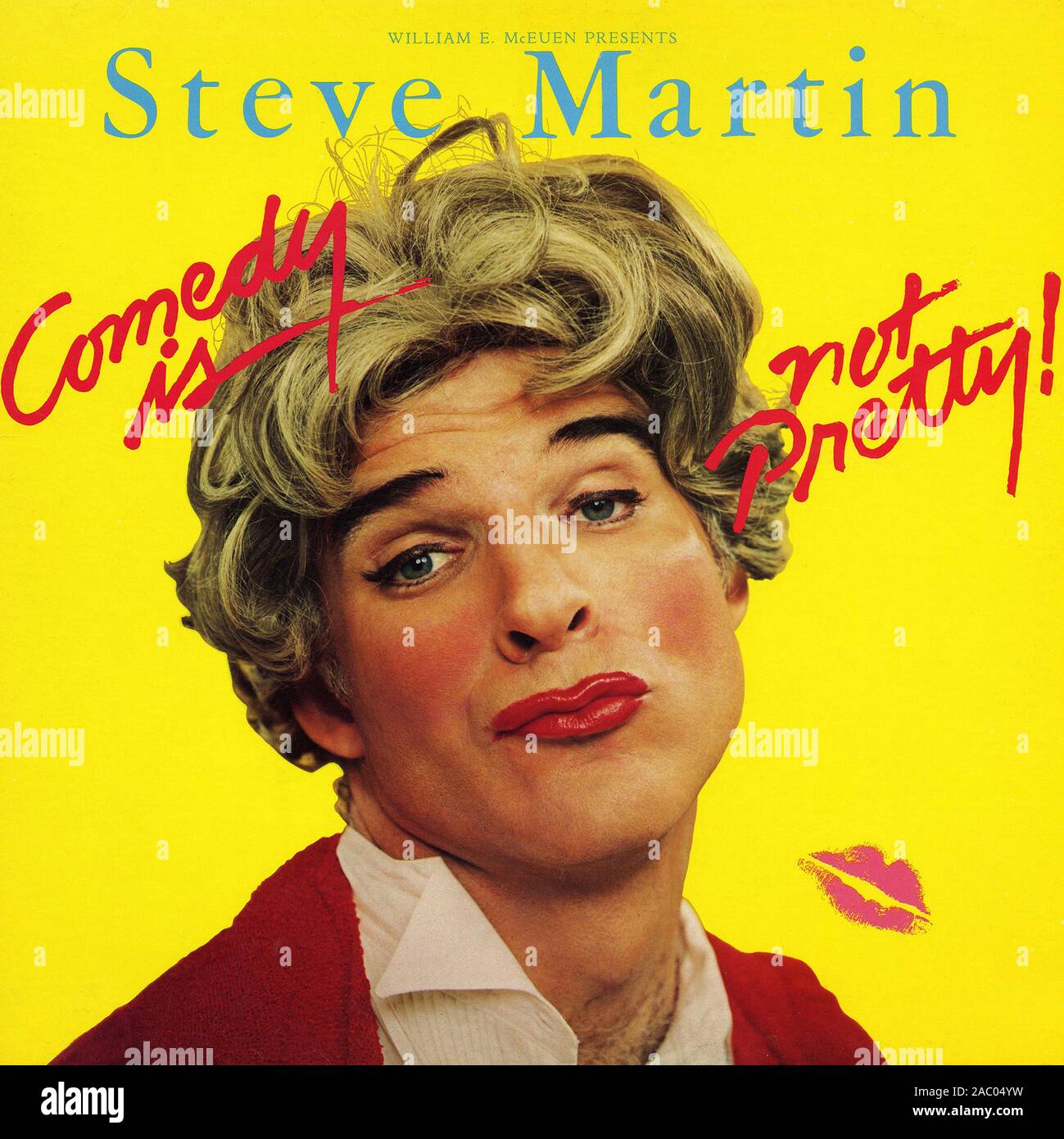 Comedy Is Not Pretty Steve Martin - Vintage vinyl album cover Stock ...