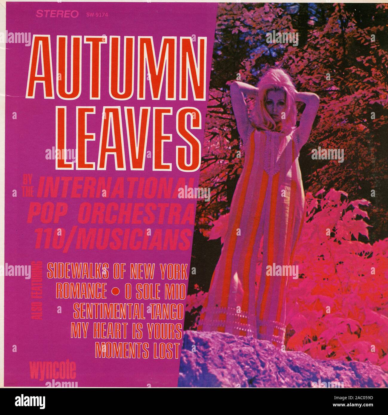 Autumn Leaves - Vintage vinyl album cover Stock Photo - Alamy