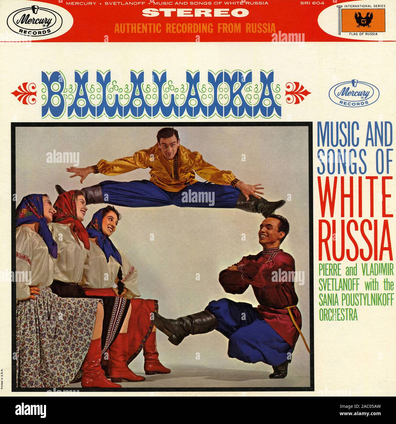 Balalaika Music And Songs Of White Russia - Vintage vinyl album cover ...