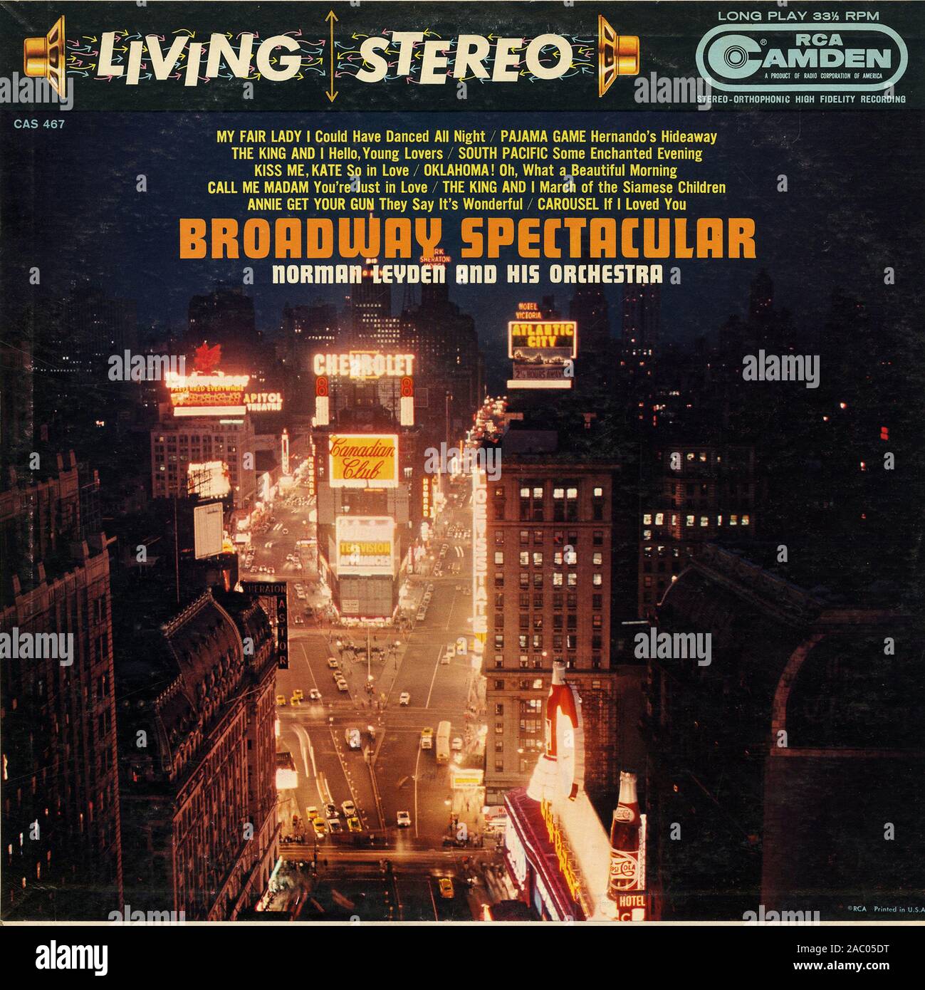 Broadway Spectacular - Vintage vinyl album cover Stock Photo - Alamy