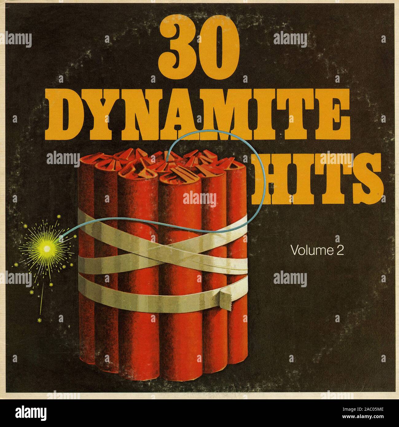 Volume 2 - 30 Dynamite Hits - Vintage vinyl album cover Stock Photo - Alamy