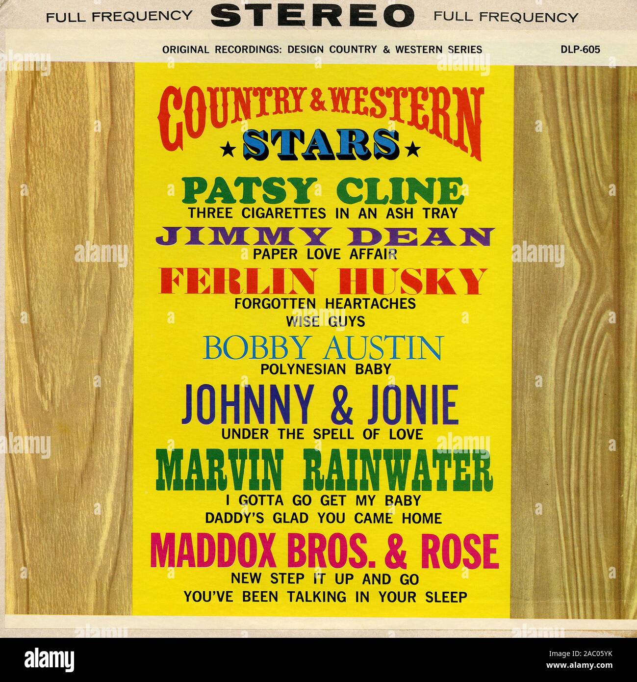 Country & Western Stars - Vintage vinyl album cover Stock Photo - Alamy