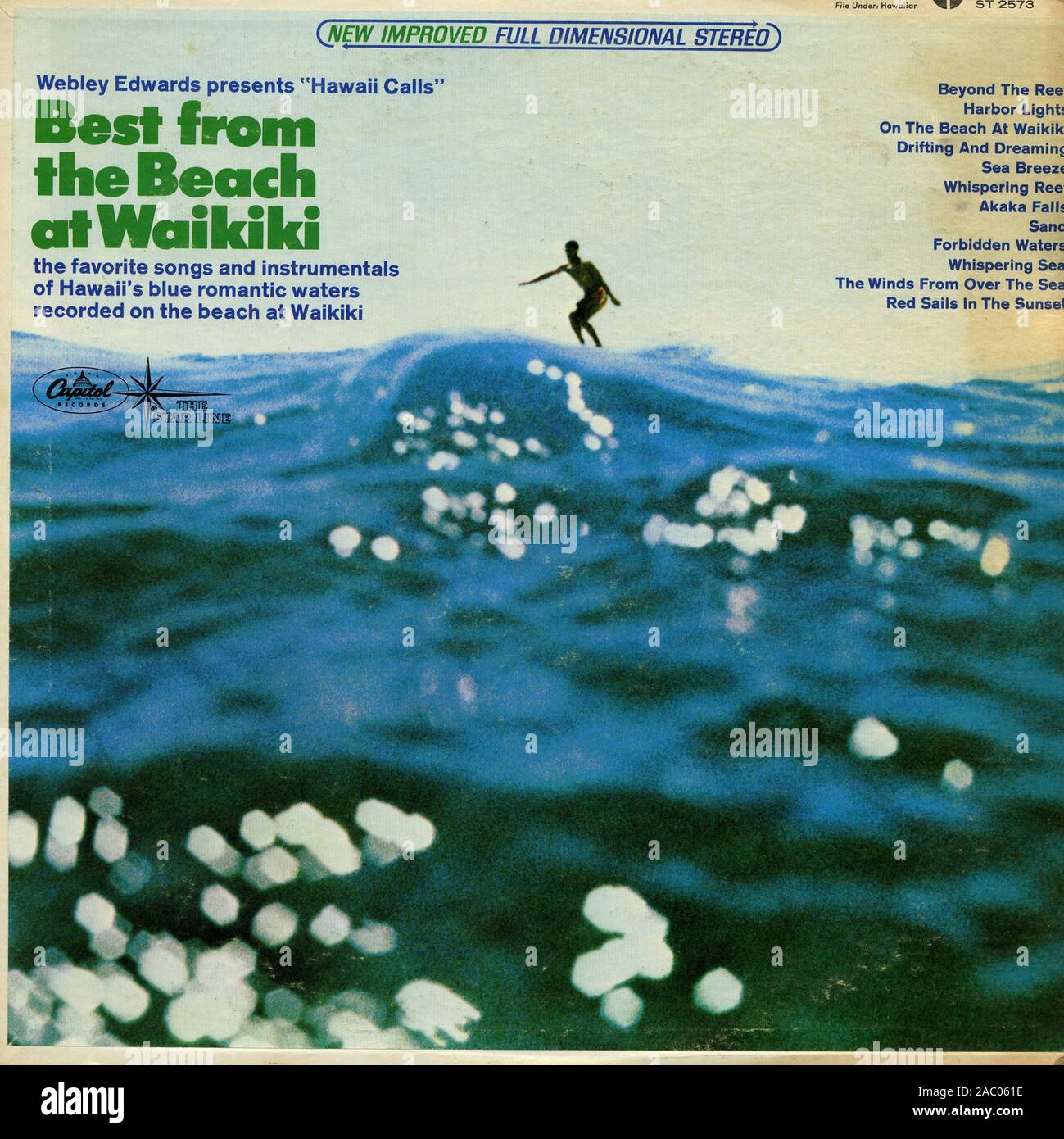 Best from the Beach at Waikiki - Vintage vinyl album cover Stock Photo ...