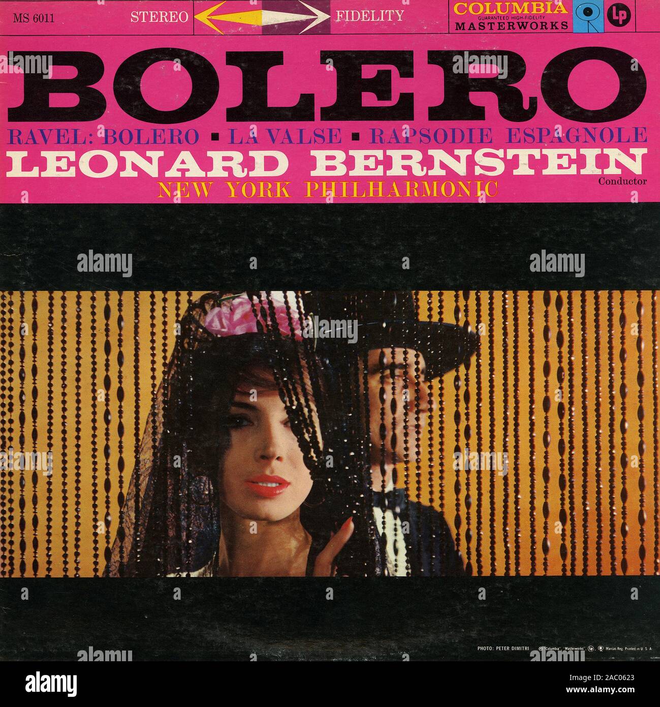 Bolero Leonard Bernstein - Vintage vinyl album cover Stock Photo - Alamy