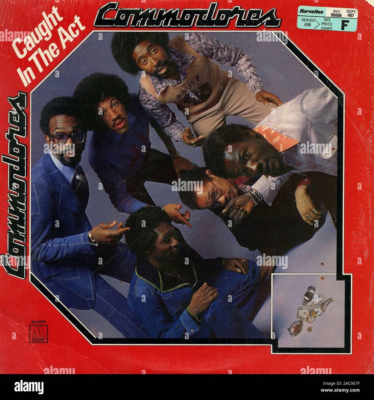 Commodore - Caught In The Act - Vintage vinyl album cover Stock Photo ...