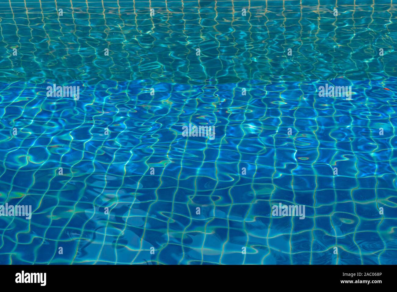 blue water in swimming pool beside the house Stock Photo - Alamy