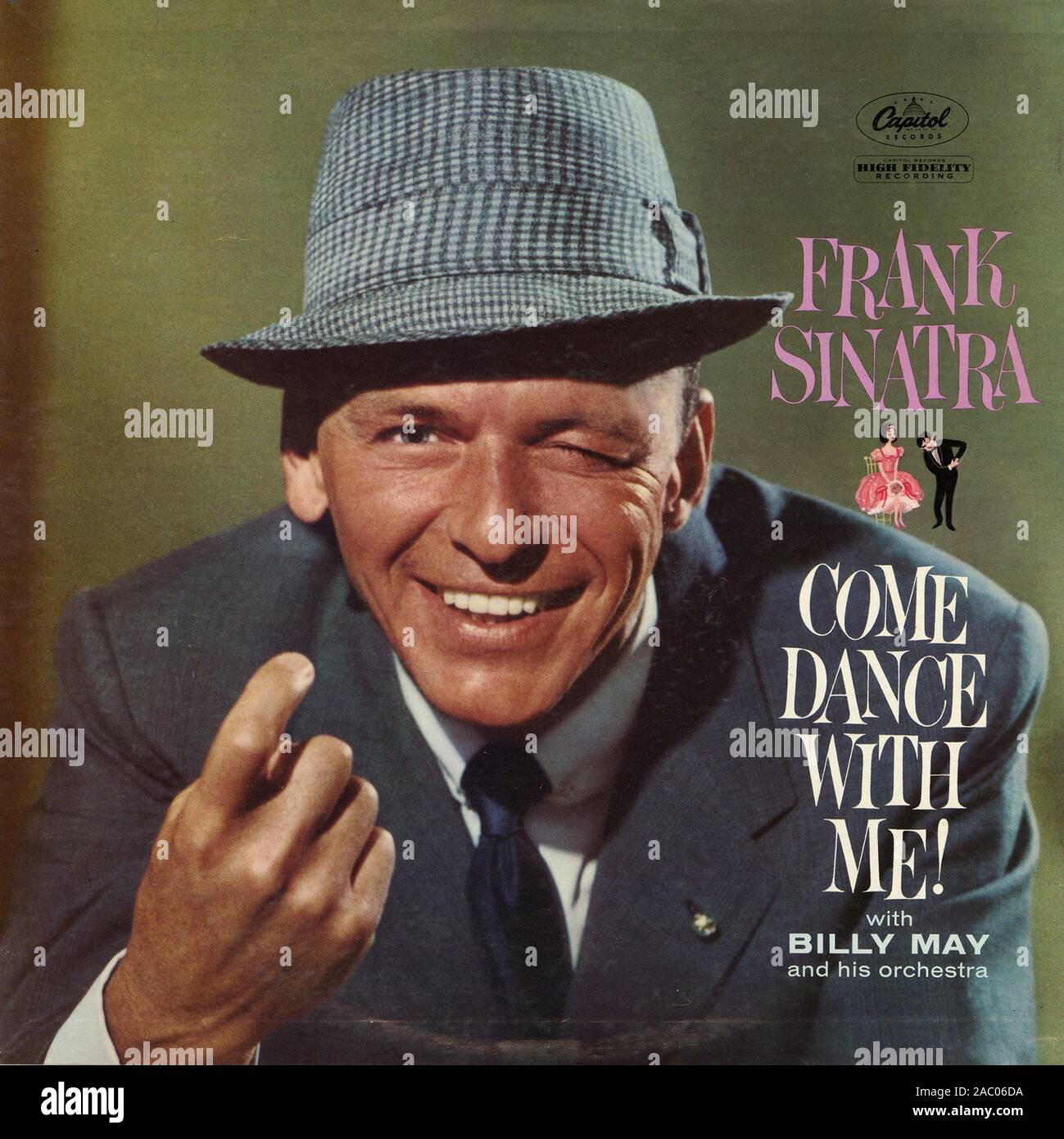 Come Dance With Me! Frank Sinatra - Vintage vinyl album cover Stock ...