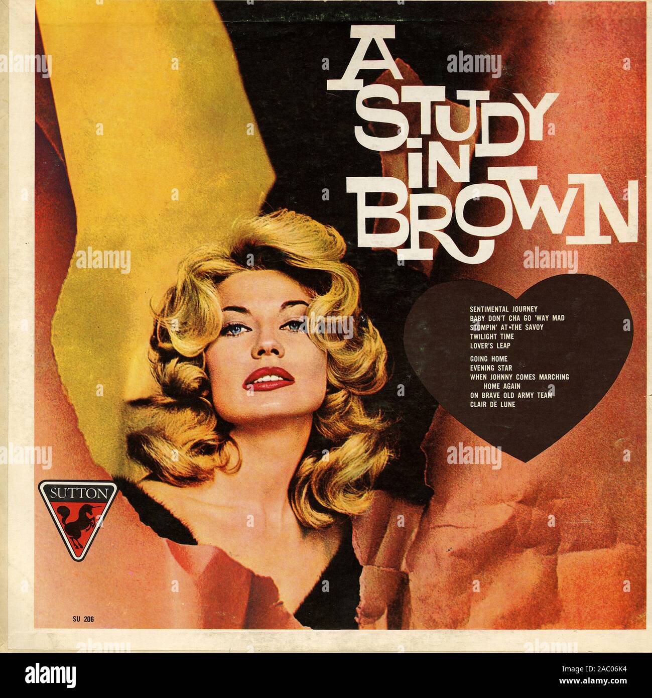 A Study In Brown - Vintage vinyl album cover Stock Photo - Alamy
