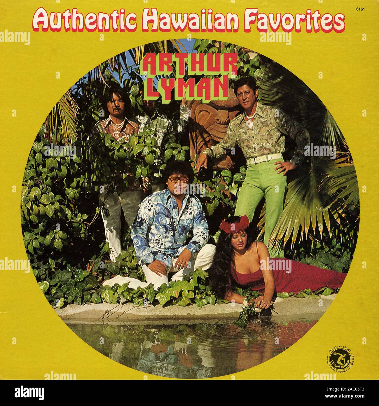 Authentic Hawaiian Favorites - Vintage vinyl album cover Stock Photo ...