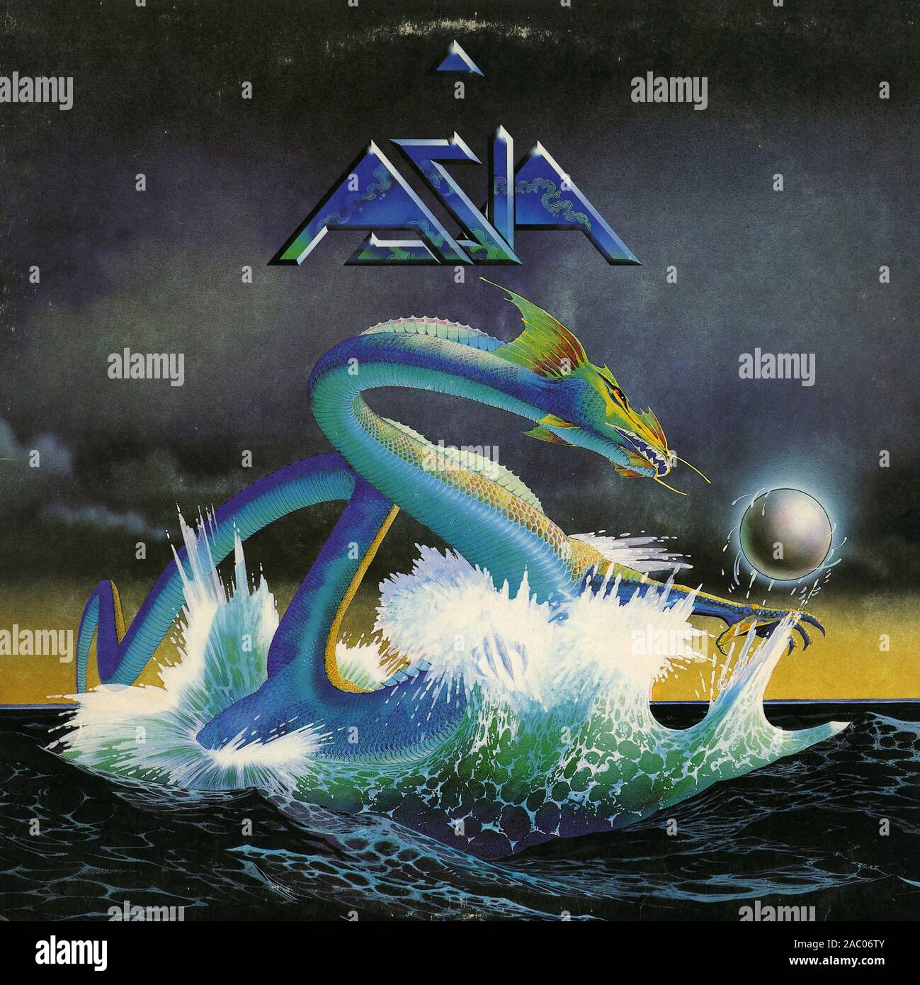 Asia - Vintage vinyl album cover Stock Photo - Alamy
