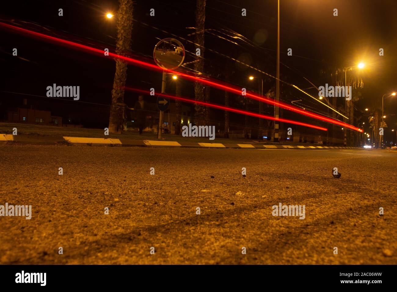 Moving Cars in the night Stock Photo - Alamy