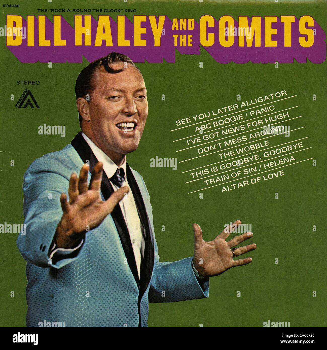 Bill Haley And The Comets - Vintage vinyl album cover Stock Photo - Alamy