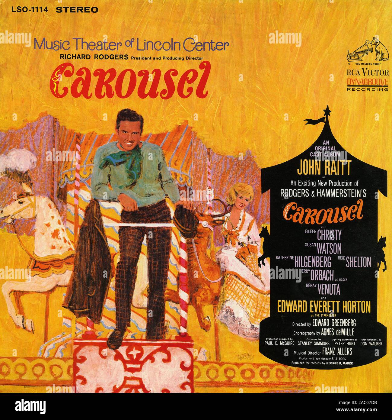 Carousel - Vintage vinyl album cover Stock Photo - Alamy