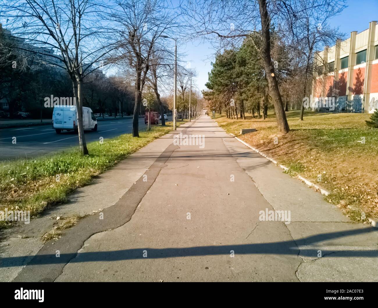 Ustanicka, Sumice, Vozdovac, Belgrade, Serbia - november 25, 2019 ...