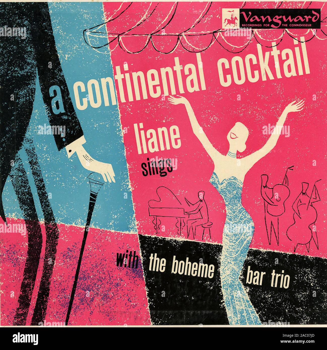 A Continental Cocktail - Vintage vinyl album cover Stock Photo - Alamy