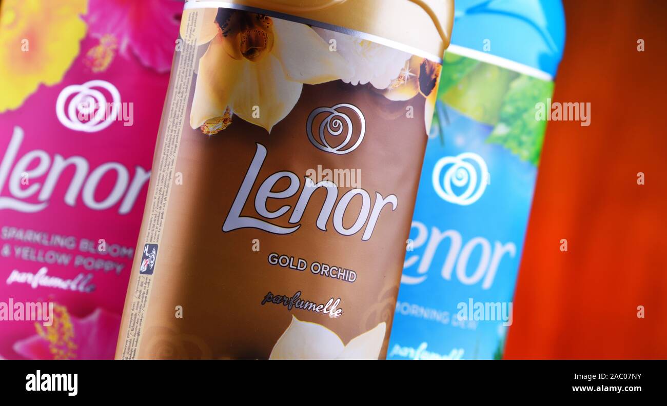 Lenor fabric softener hi-res stock photography and images - Alamy