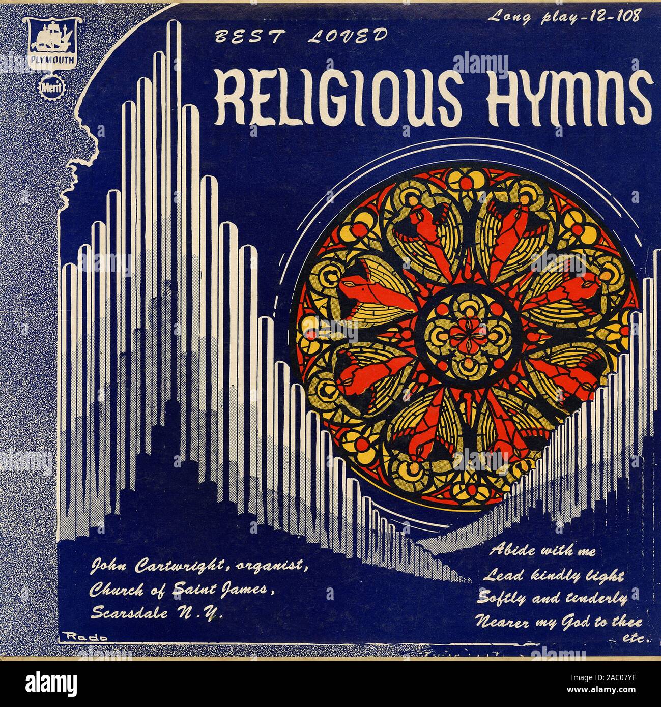 Best Loved Relgious Hymns - Vintage vinyl album cover Stock Photo - Alamy