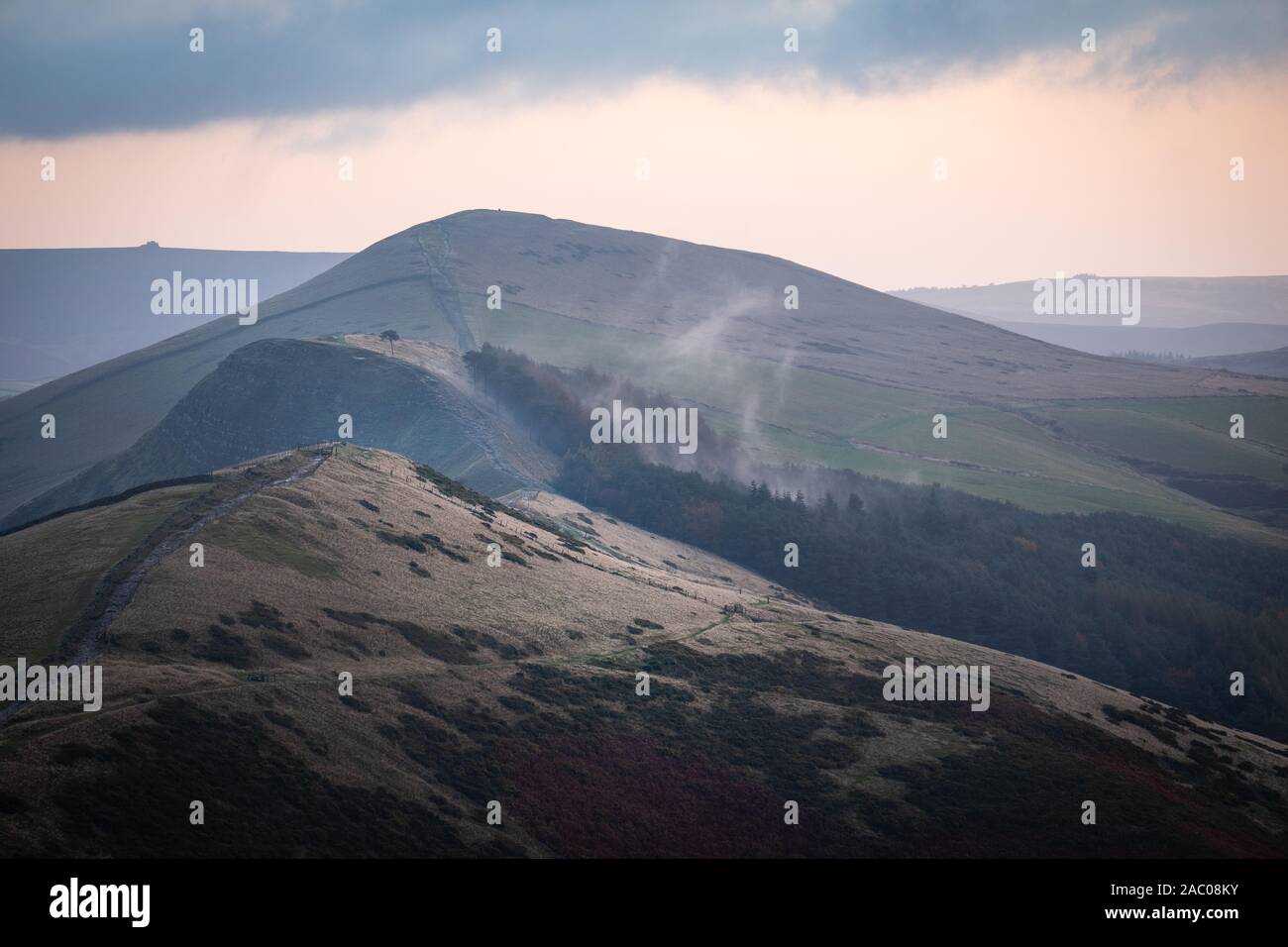 The Great Ridge, Peak District, UK Stock Photo - Alamy
