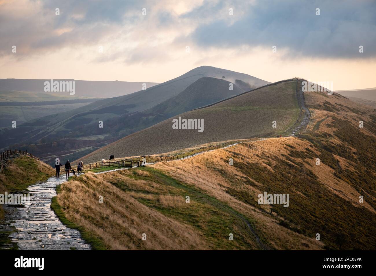 The Great Ridge, Peak District, UK Stock Photo - Alamy