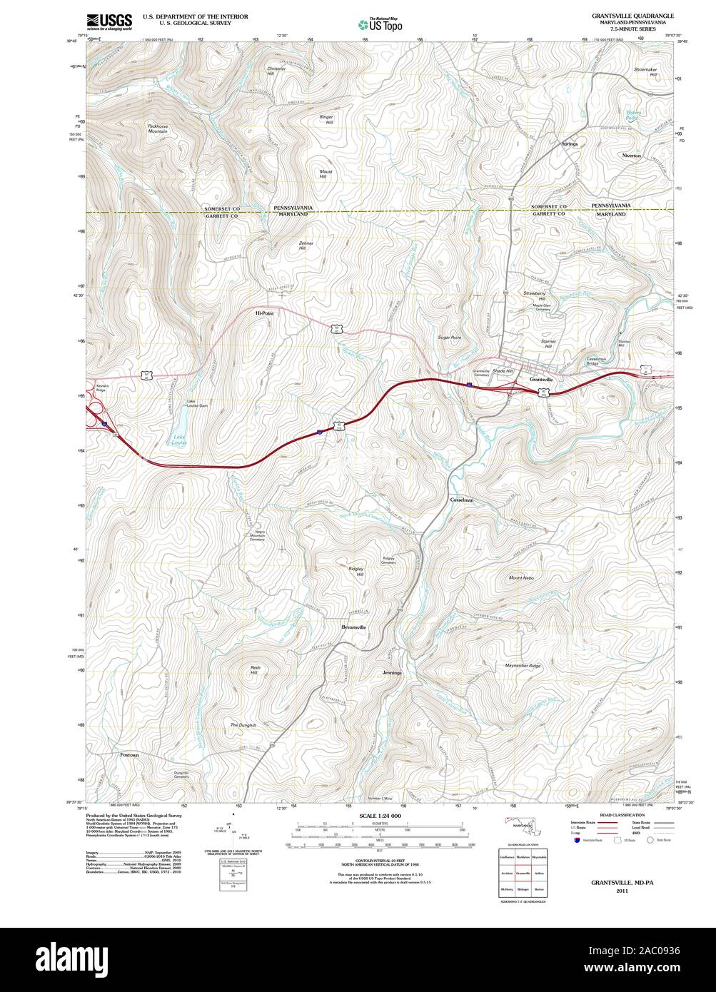 Map of grantsville hi-res stock photography and images - Alamy