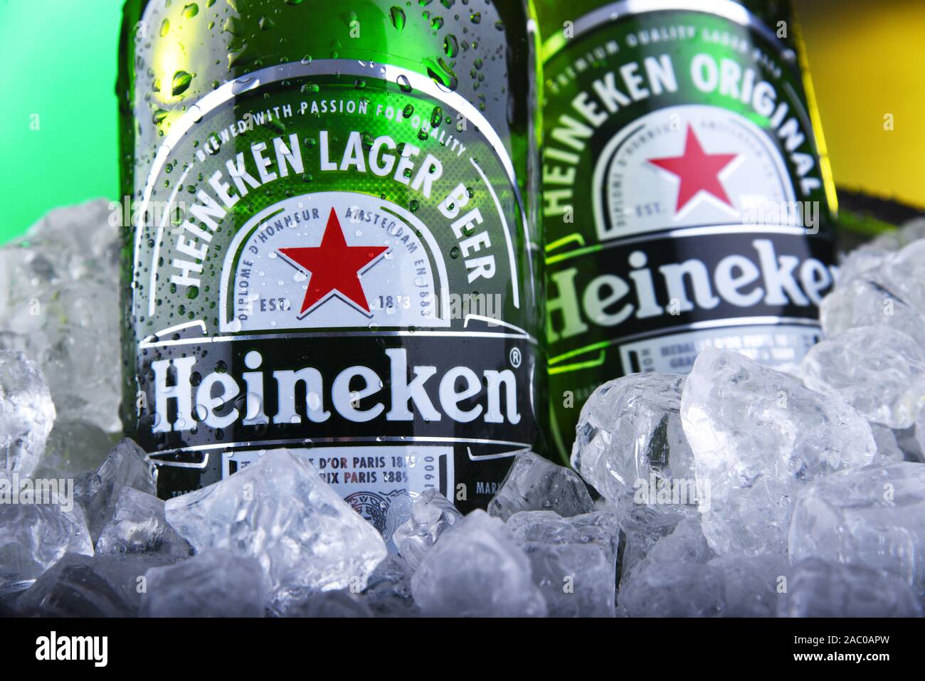 Heineken international beer brand alcohol hi-res stock photography and ...