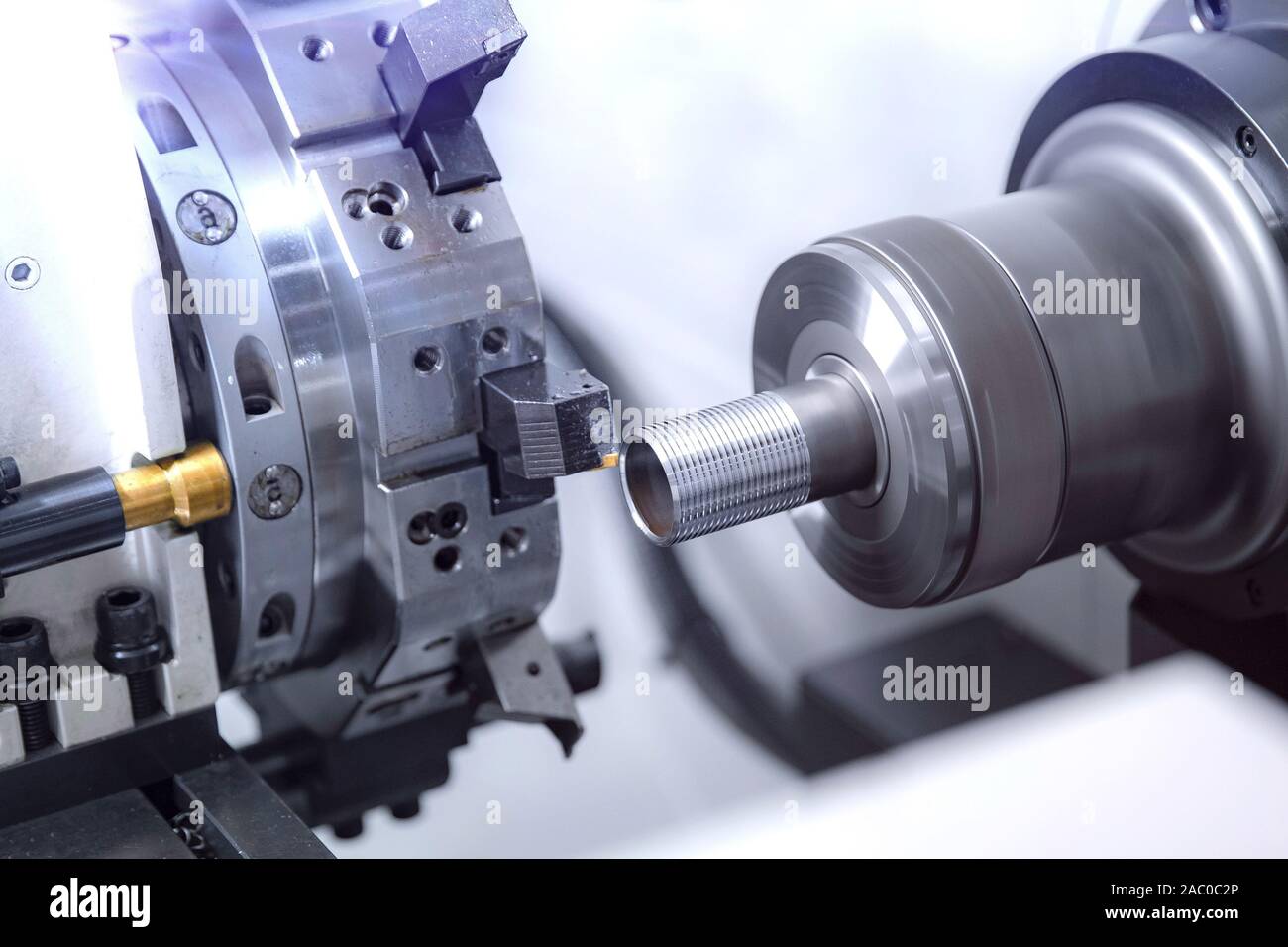 Milling and drilling machine working process High precision CNC in the ...