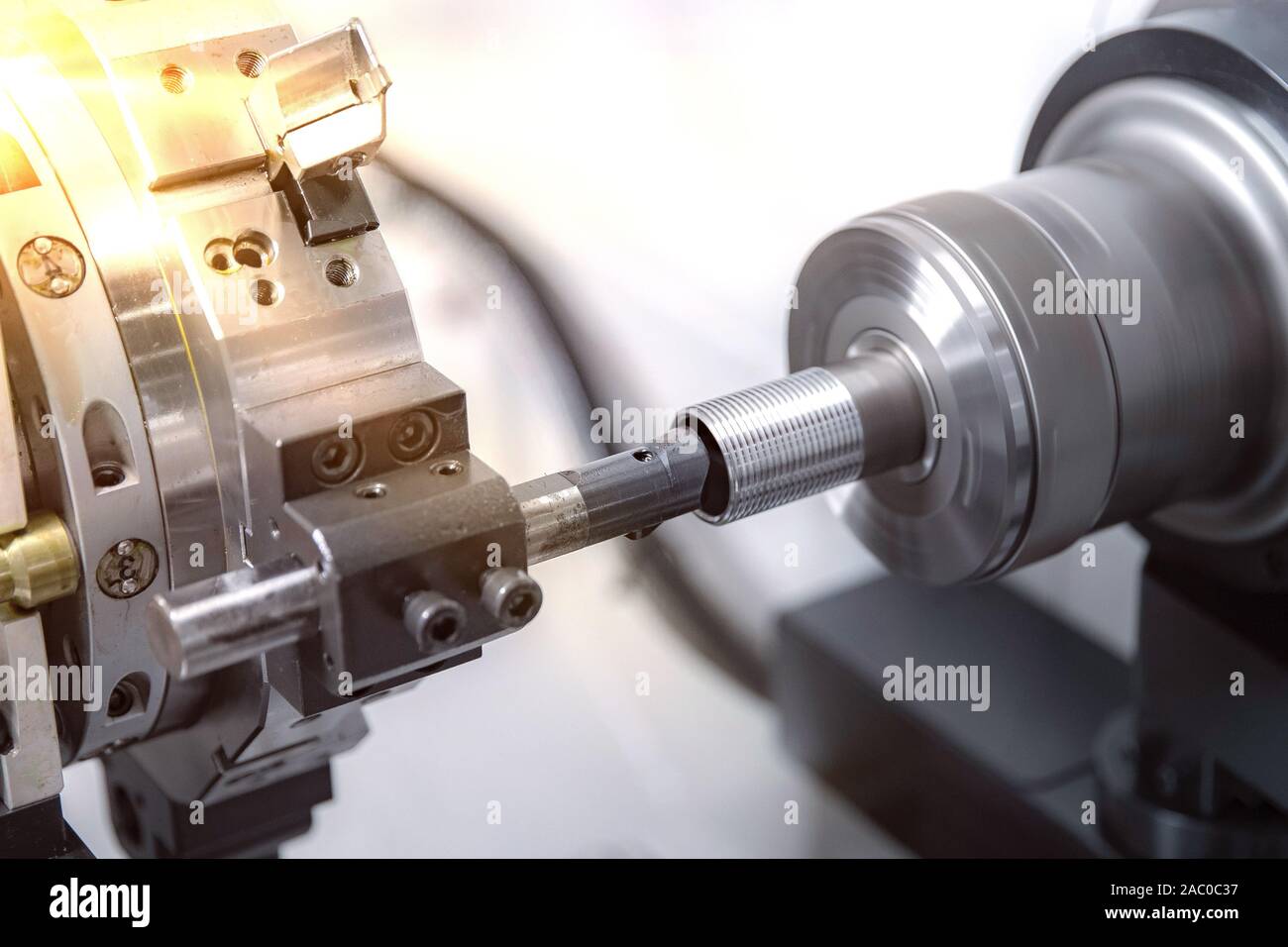 Milling and drilling machine working process High precision CNC in the ...