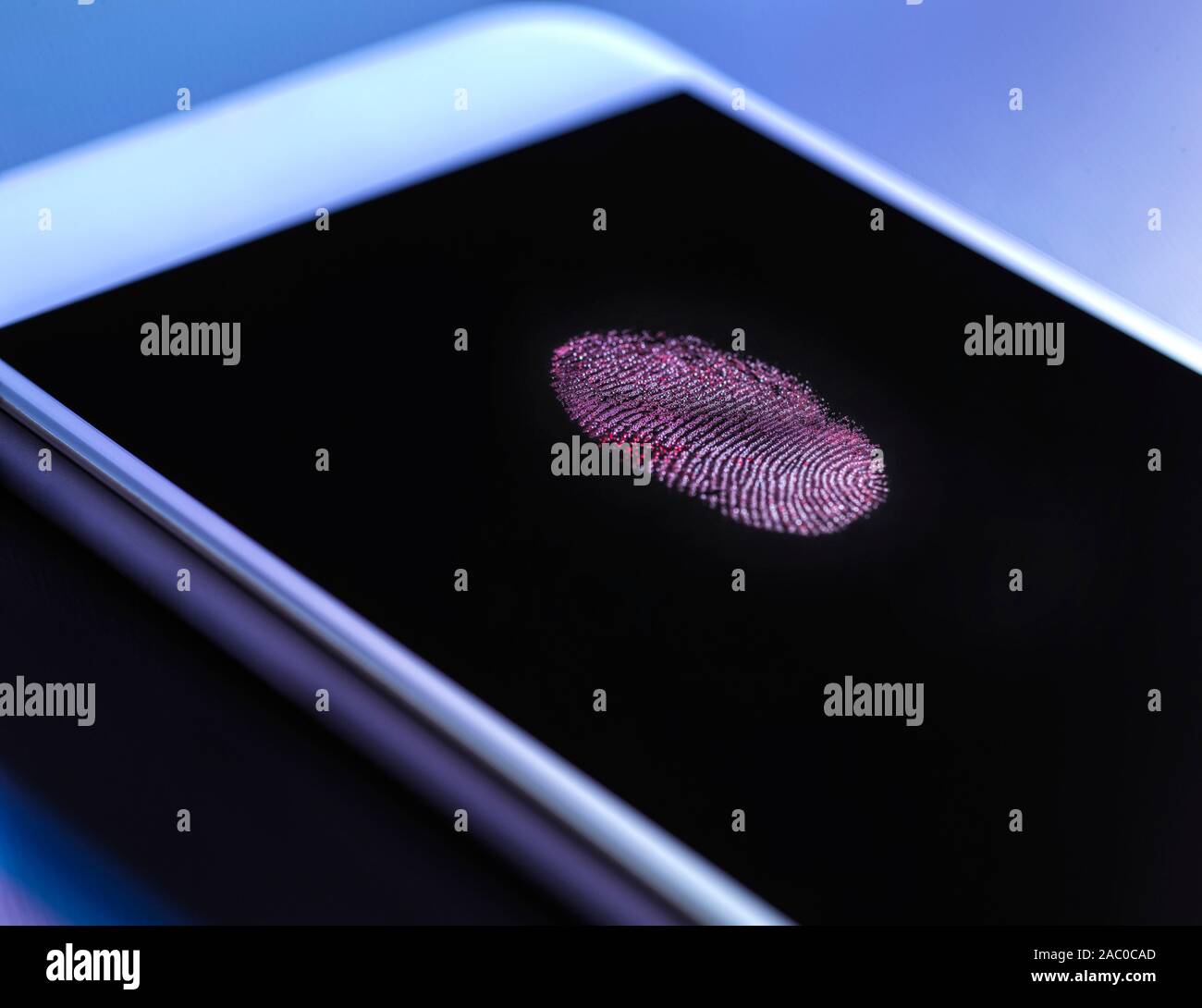 Fingerprint recognition mobile phone hi-res stock photography and ...