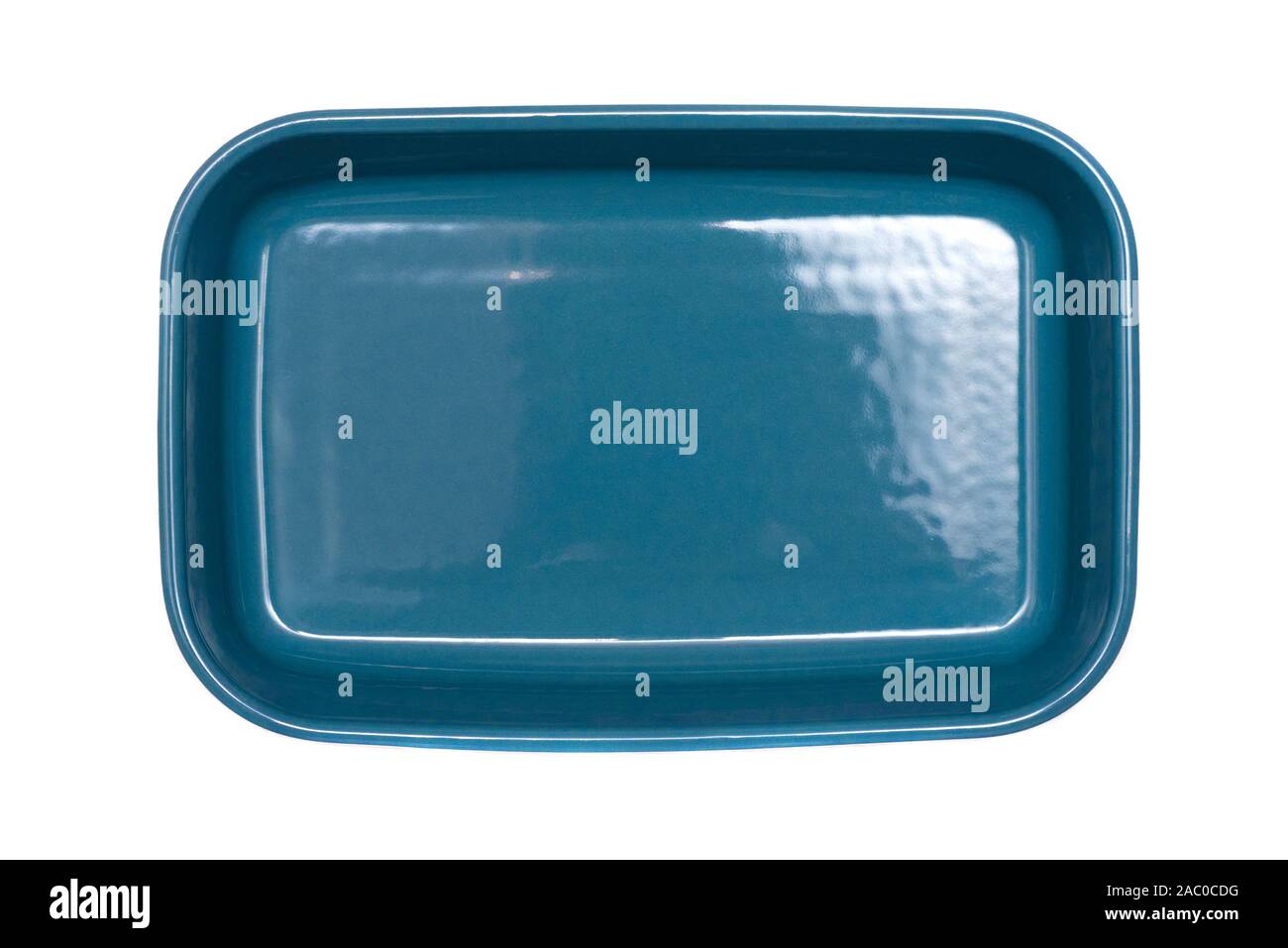 Ceramic baking dish isolated on the white background Stock Photo - Alamy