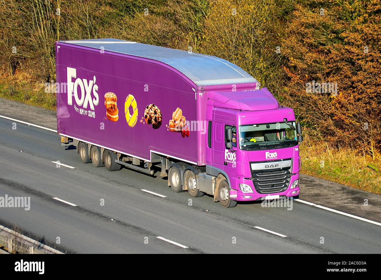Fox's Biscuits pink Haulage delivery trucks, lorry, transportation ...