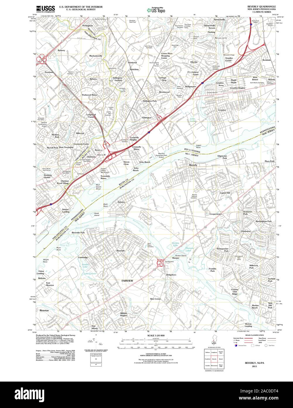 Map of beverly hi-res stock photography and images - Alamy