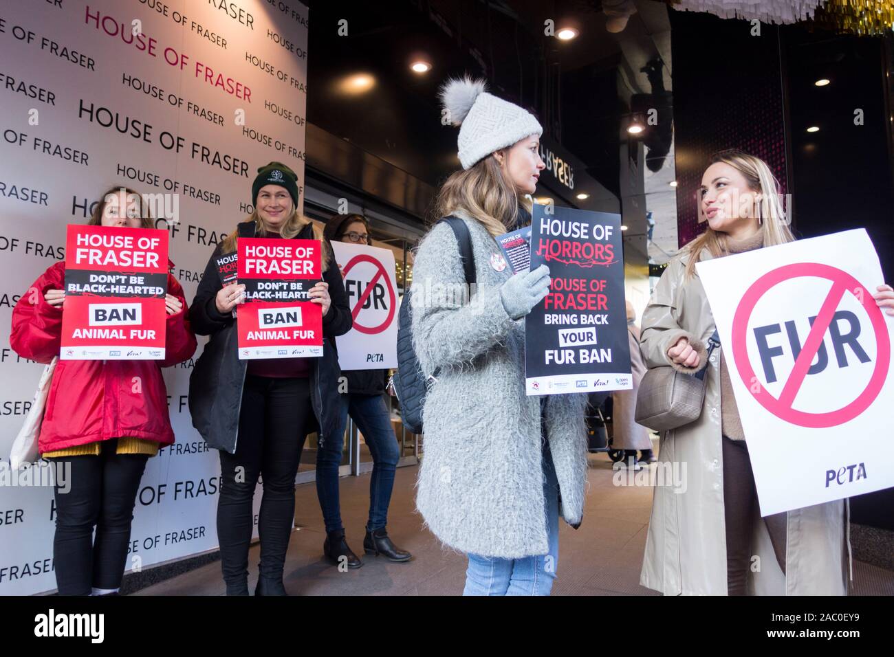 Peta animal protest hi-res stock photography and images - Alamy
