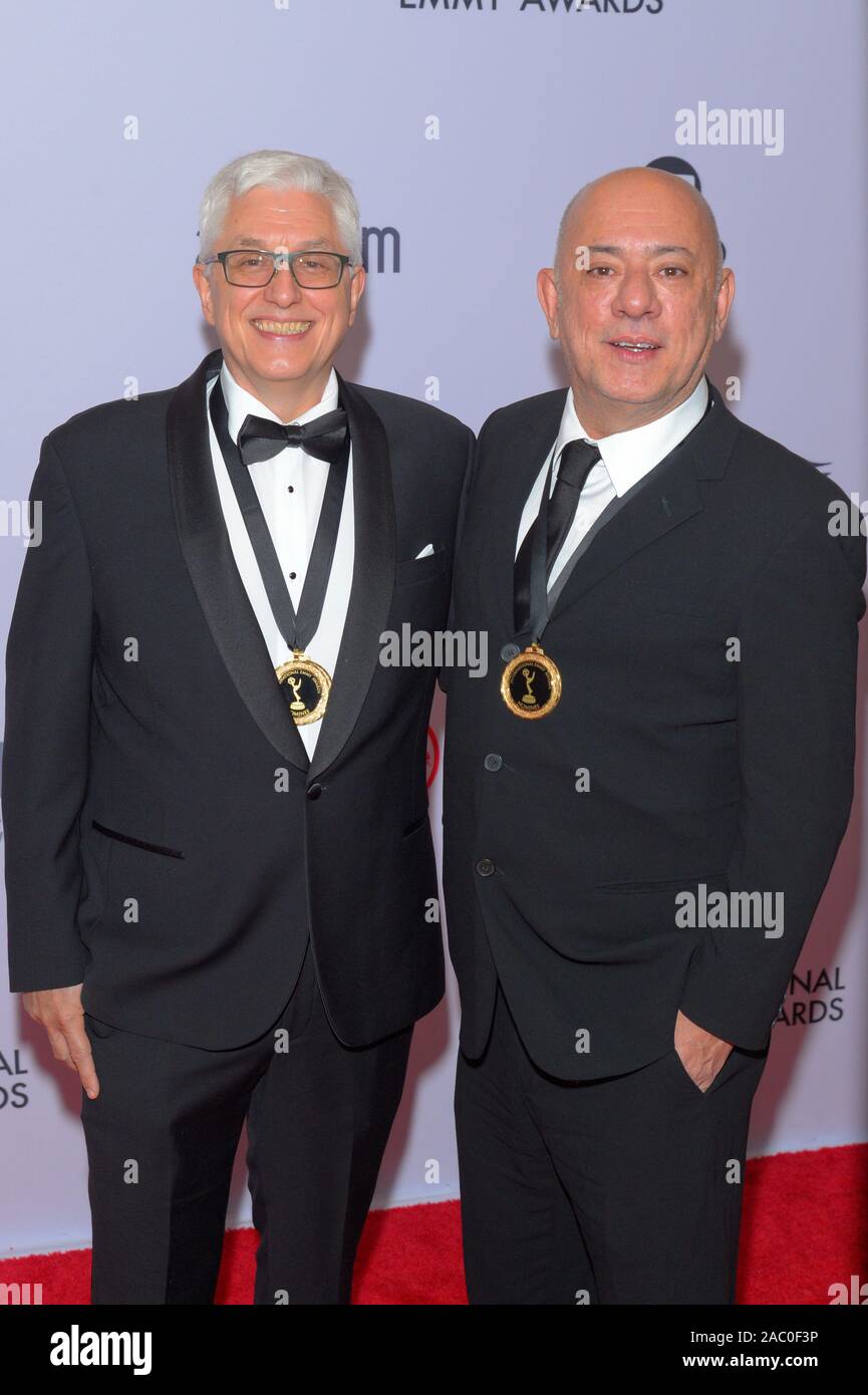 NEW YORK, NY - NOVEMBER 25: Roberto Rios and Claudio Torres attend the ...