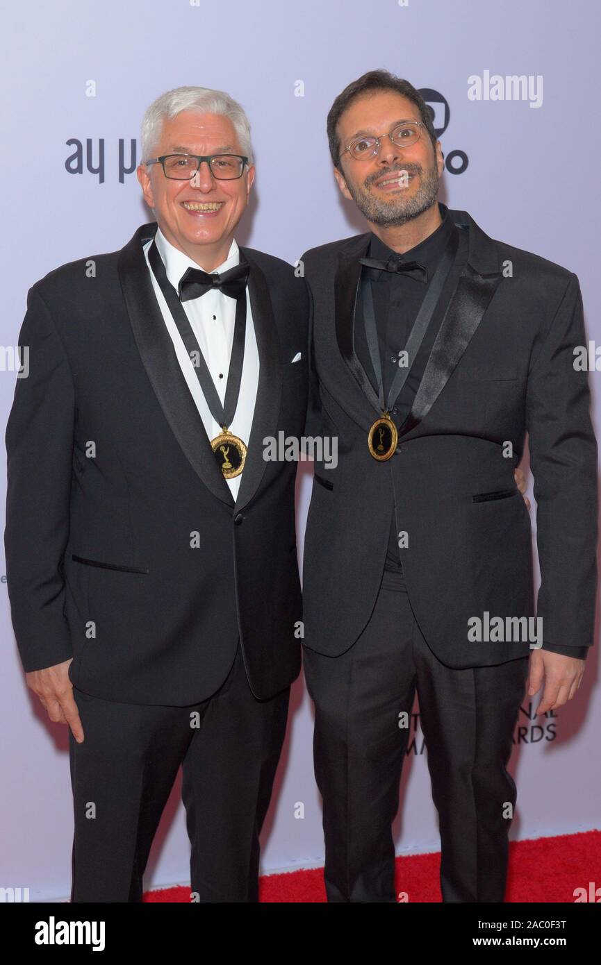 NEW YORK, NY - NOVEMBER 25: Roberto Rios and Carlos Nader attend the ...