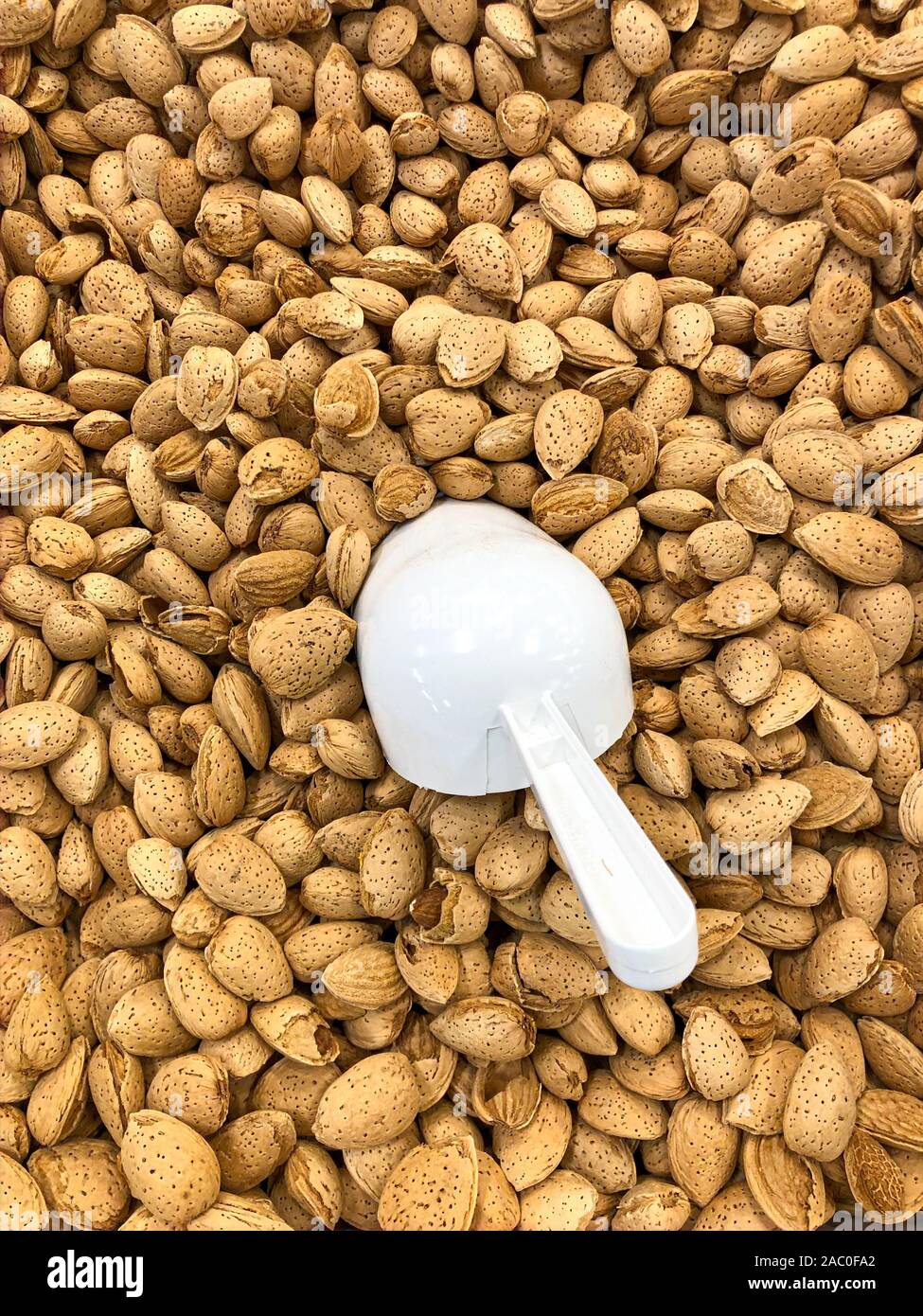 Almonds at a local grocery store ready for purchase Stock Photo - Alamy