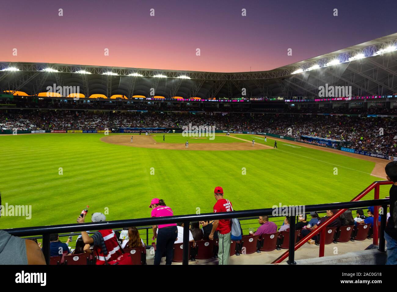 Culiacan, Sinaloa, Mexico - October 20 2019: Baseball Stadium of the ...