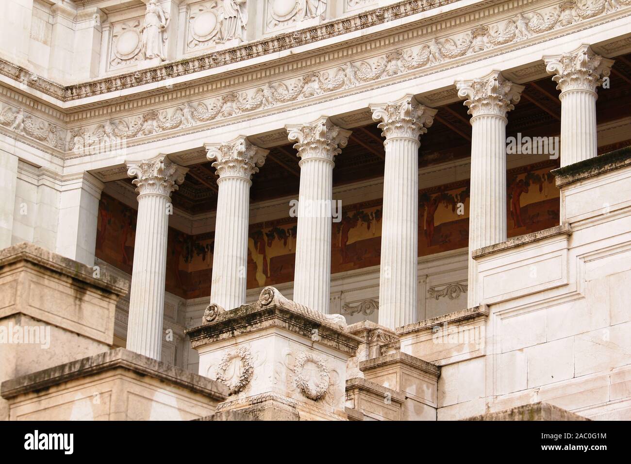 Parthenon porch ceiling detail hi-res stock photography and images - Alamy