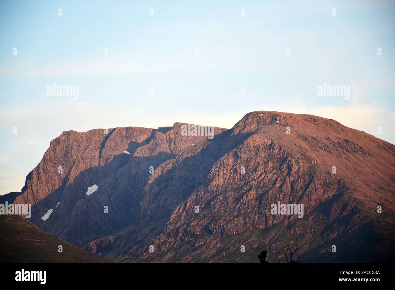 Ben Nevis summit, the highest mountain in the United Kingdom, Highlands ...